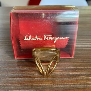 Salvatore Ferragamo | Accessories | Ferragamo Vintage Scarf Ring | Poshmark